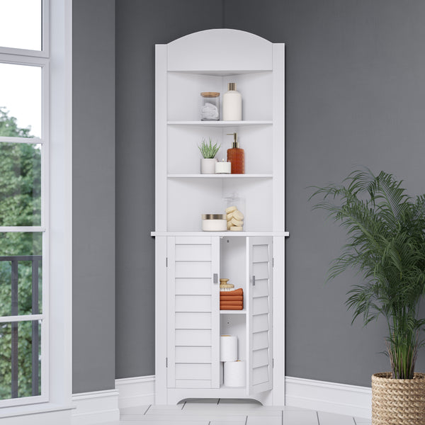 Riverridge ellsworth tall corner cabinet store