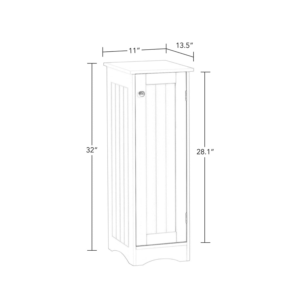 Ashland Slim Single Door Cabinet – RiverRidge® Home