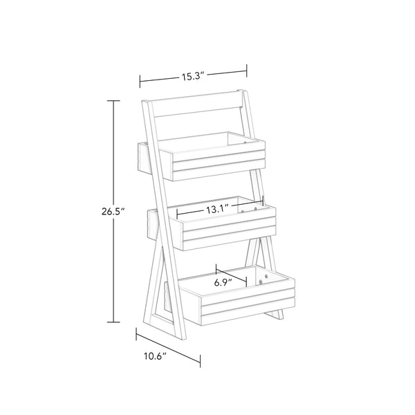 3-Shelf Storage Caddy – RiverRidge® Home