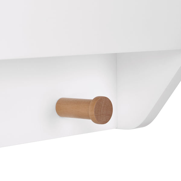 Kids Catch-All Wall Shelf with Hooks – RiverRidge® Home